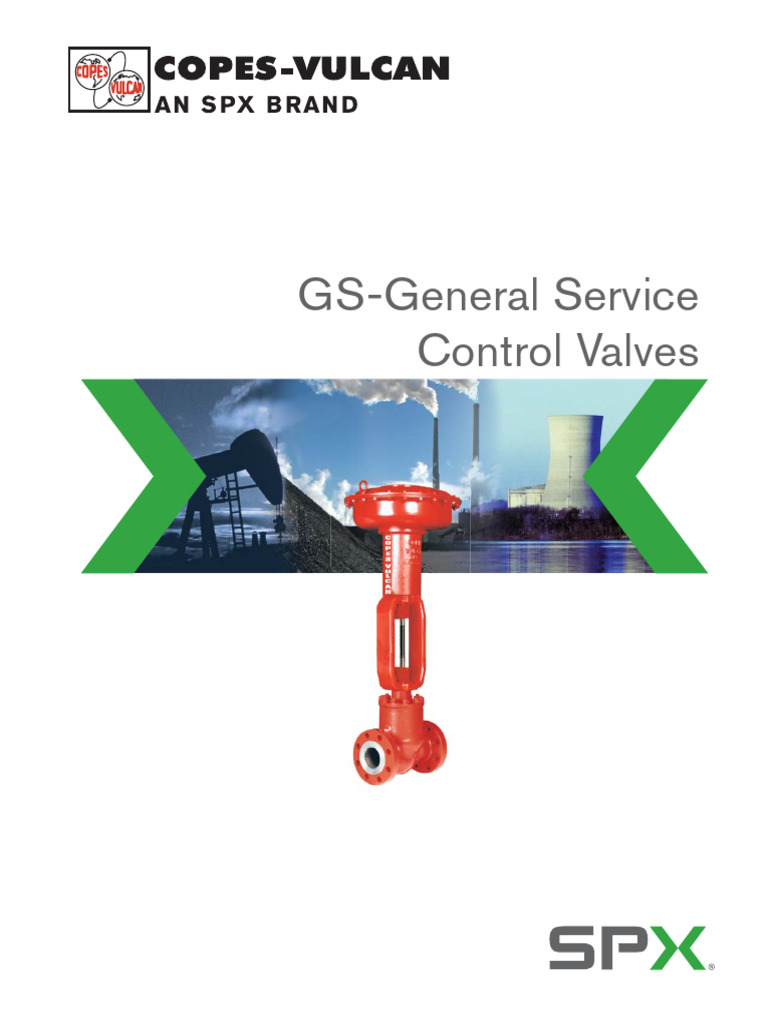 Copes Vulcan 500-700-800 Actuador Servicios Generales (Inglés) | PDF | Valve | Actuator