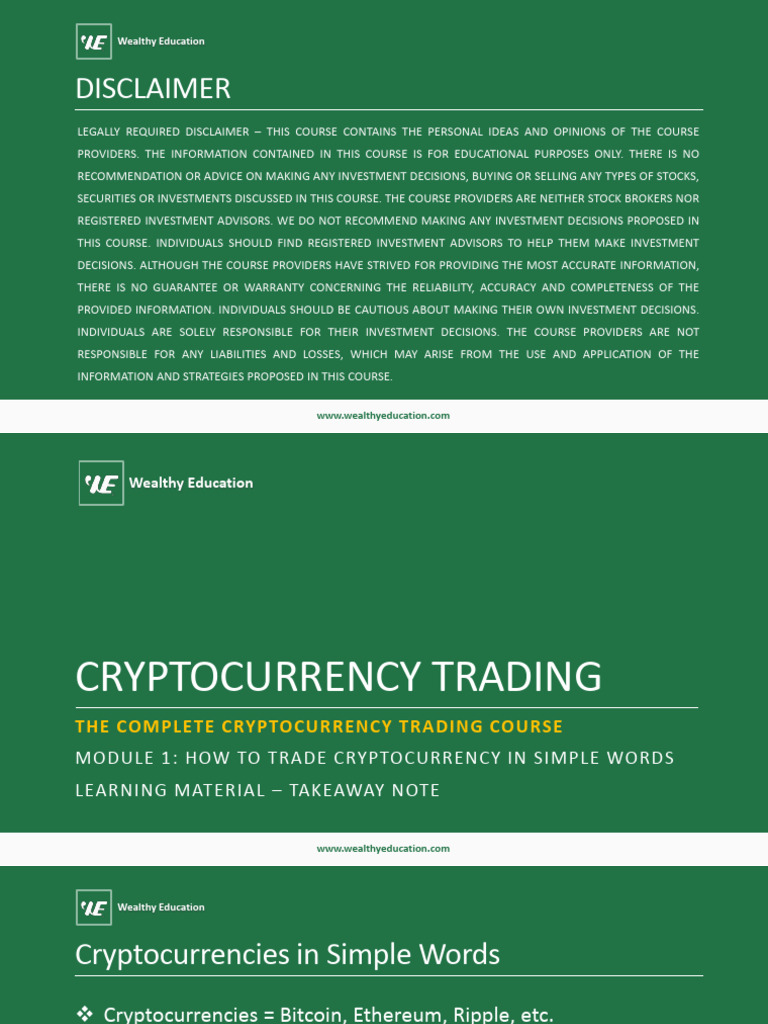 S2 Learning Notes For Module 1 Pdf Cryptocurrency Bitcoin 