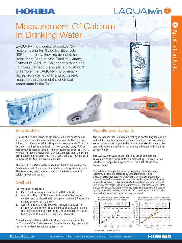 12 Measurement of Calcium in Drinking Water Hi-Res 2 | PDF | Ph ...