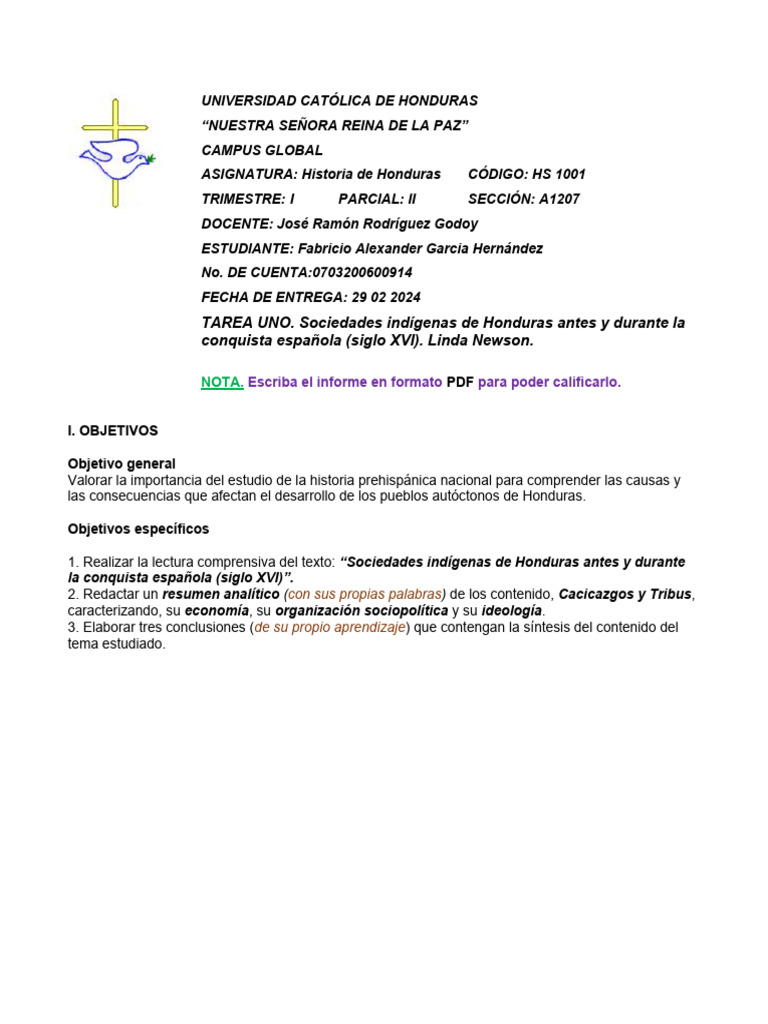 Tarea Uno Hdeh II PRC Pueblos Indígenas | PDF