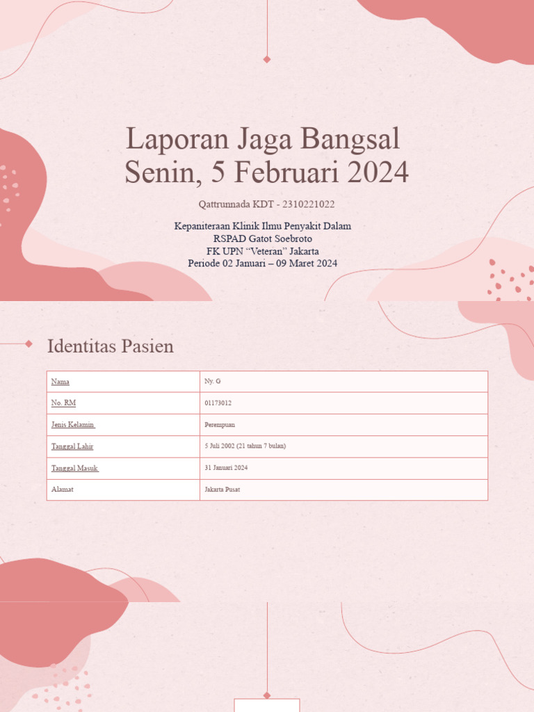 Laporan Kasus SLE dan CKD | PDF