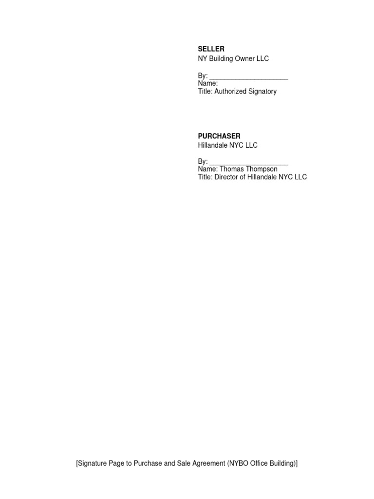 Sample Signature Packet | PDF