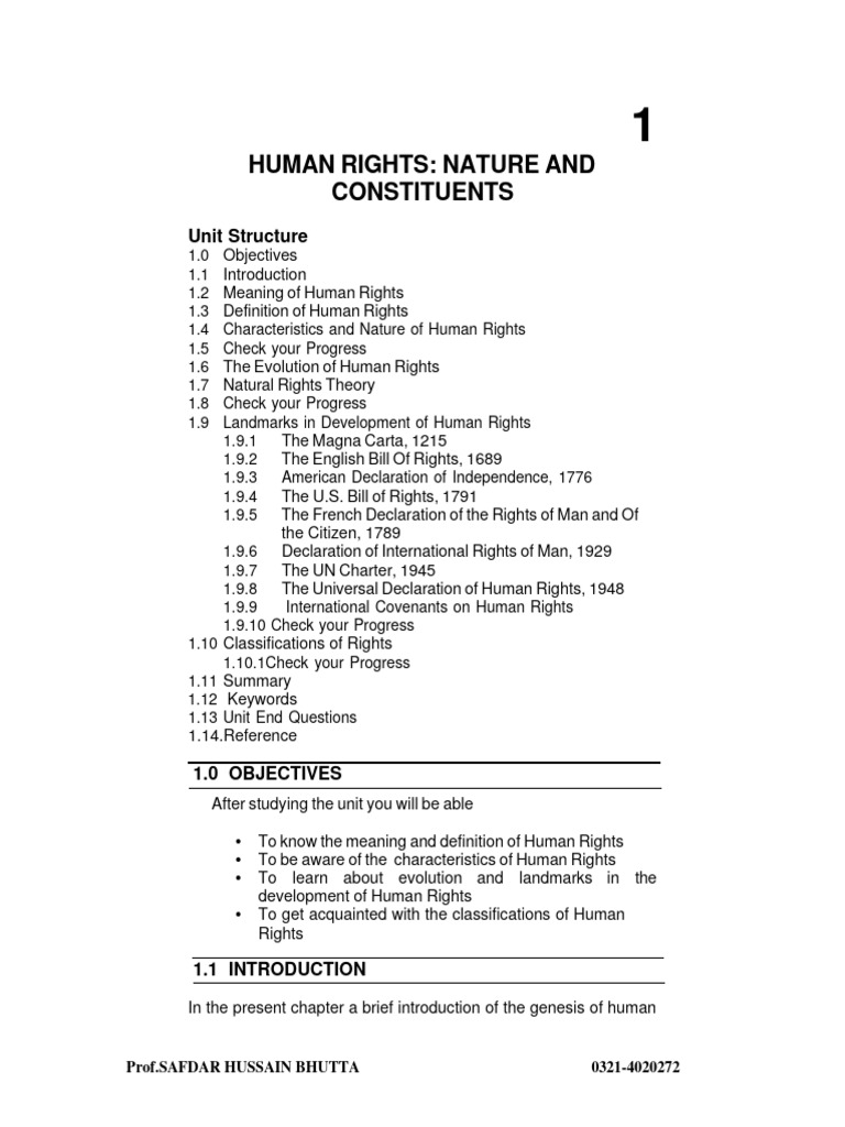 Human Rights | PDF | Human Rights | Fundamental Rights