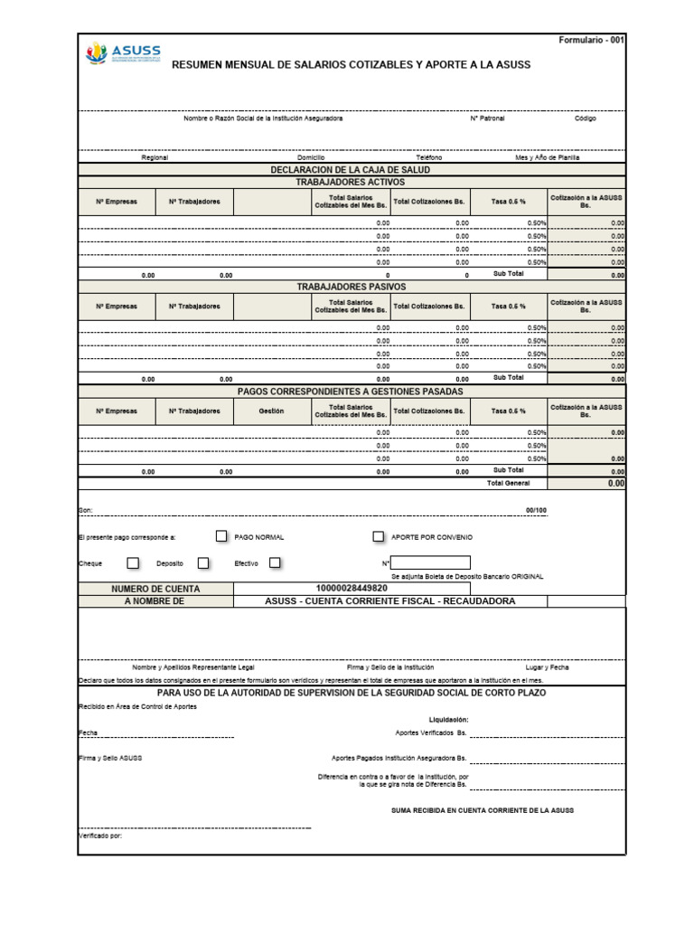Formulario 001 2022 | Descargar gratis PDF | Economias