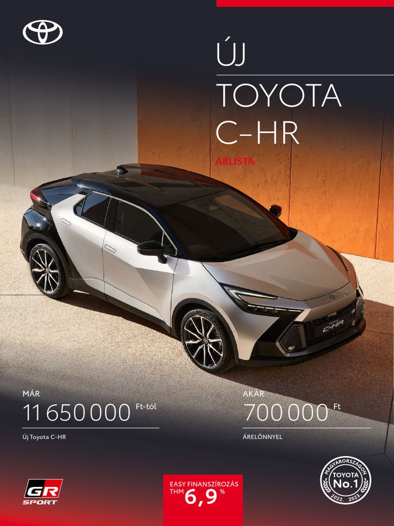 Arlista Uj Toyota C-HR | PDF