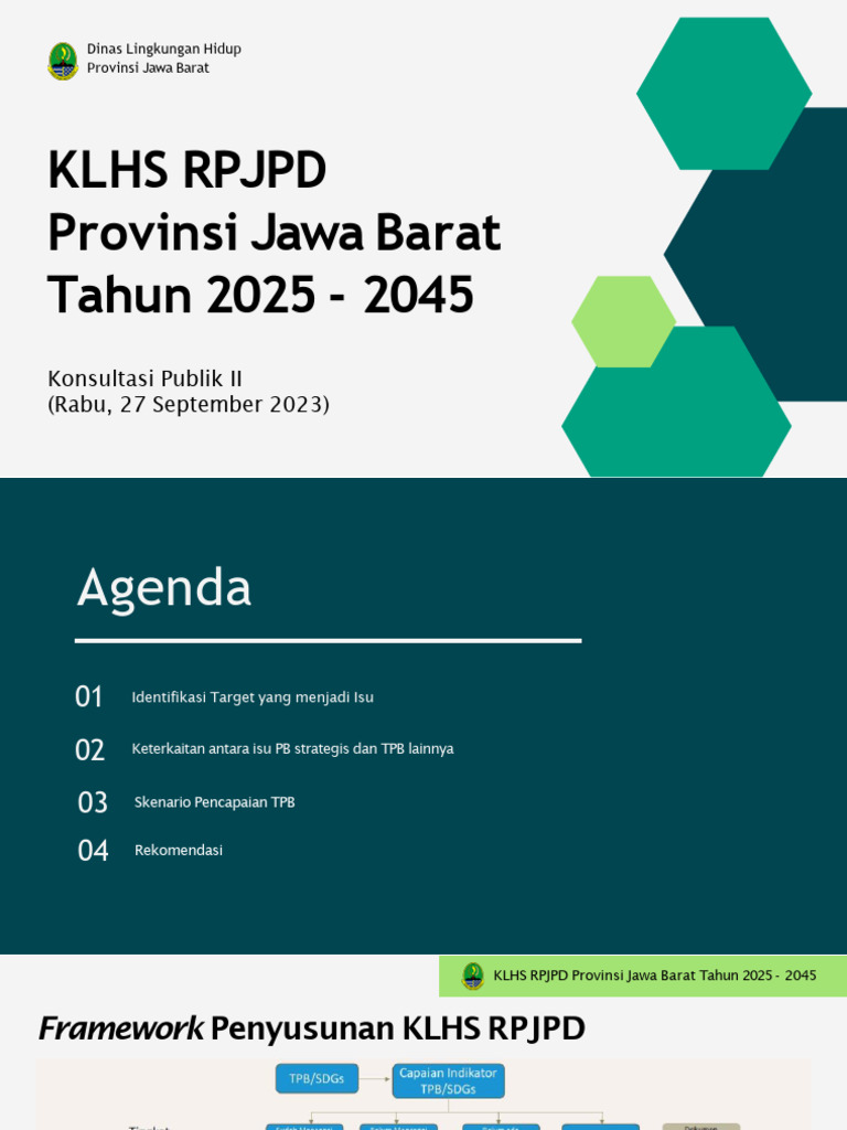 KLHS RPJPD Provinsi Jawa Barat Tahun 2025 - 2045 (KP II) A | PDF | Ilmu Sosial