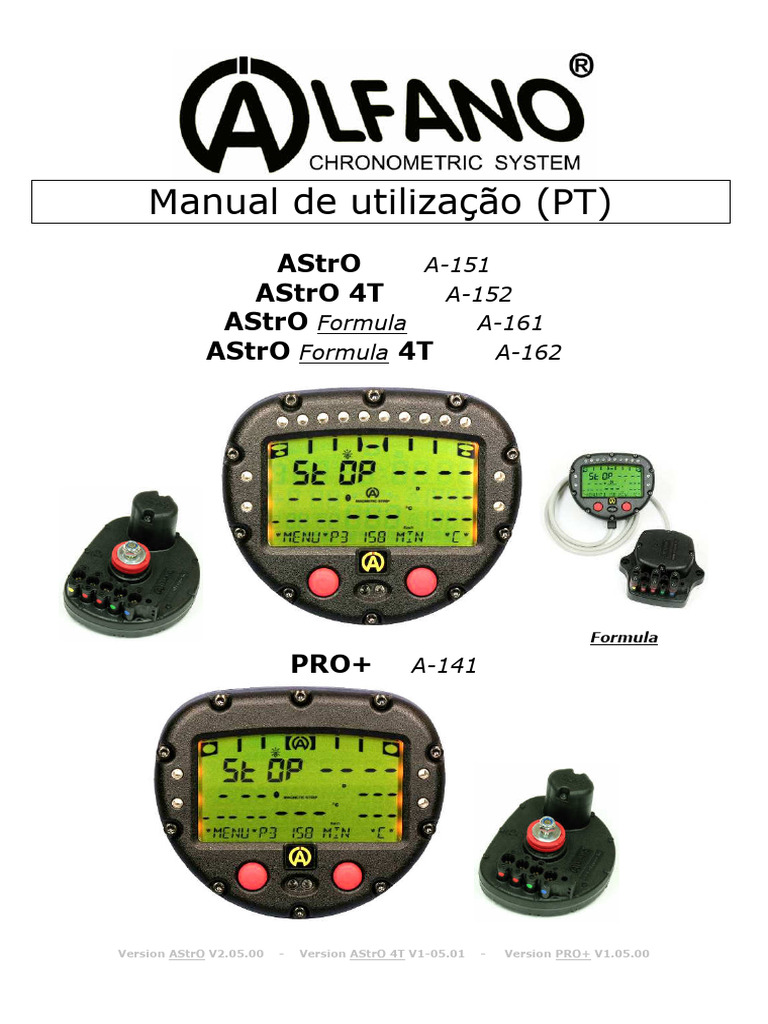 Manual de Uso do AStrO e AStrO Formula | PDF | Magnetismo | Tempo