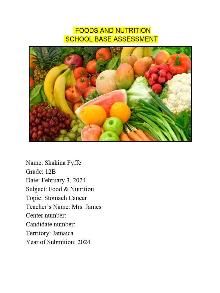 Foods and Nutrition | Download Free PDF | Cancer | Clinical Medicine