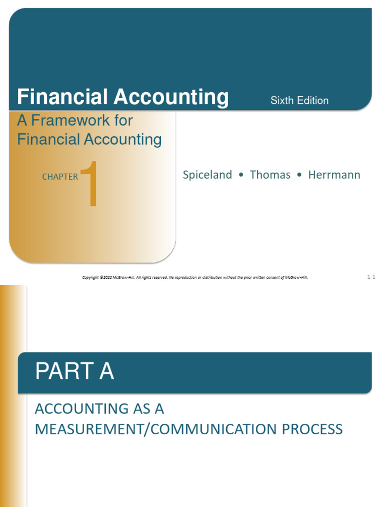 Spiceland FA 6e Chap01 PPT | PDF | Equity (Finance) | Revenue