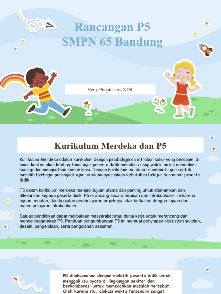 P5 dalam Kurikulum Merdeka | PDF | Kesehatan Holistik
