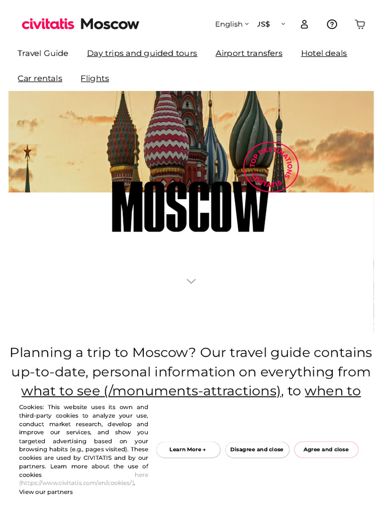 Moscow - Introducing Moscow - A Travel Guide | PDF | Http Cookie