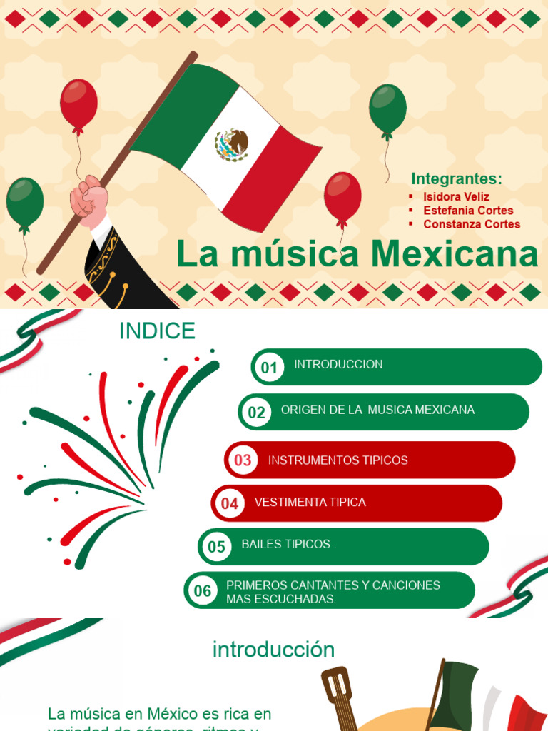 Trabajo Sobre Musica Mexicana | PDF | Instrumentos musicales | Trompeta