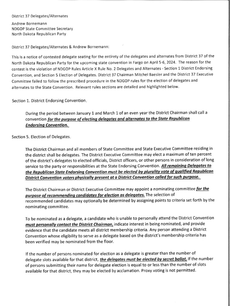 D37 Challenge Letter Signed | PDF