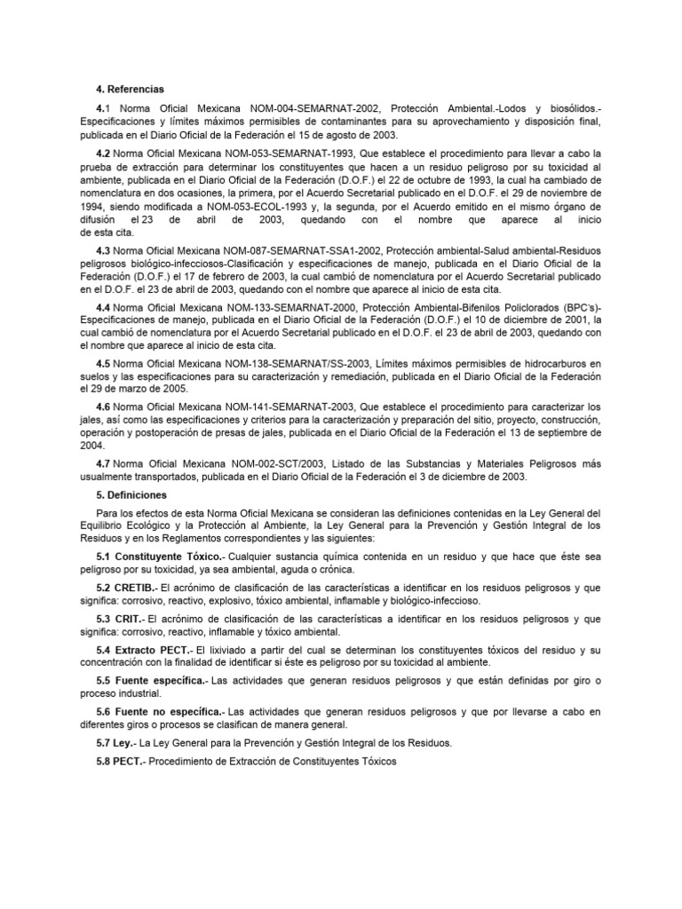 Manejo de RPs | PDF | Residuos | Mercancías peligrosas