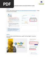 Passo A Passo para Cadastro de Procuração Eletronica No Ecac | PDF