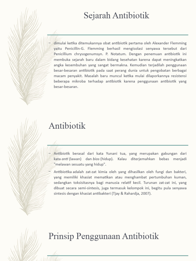 Antibiotik PPT | PDF
