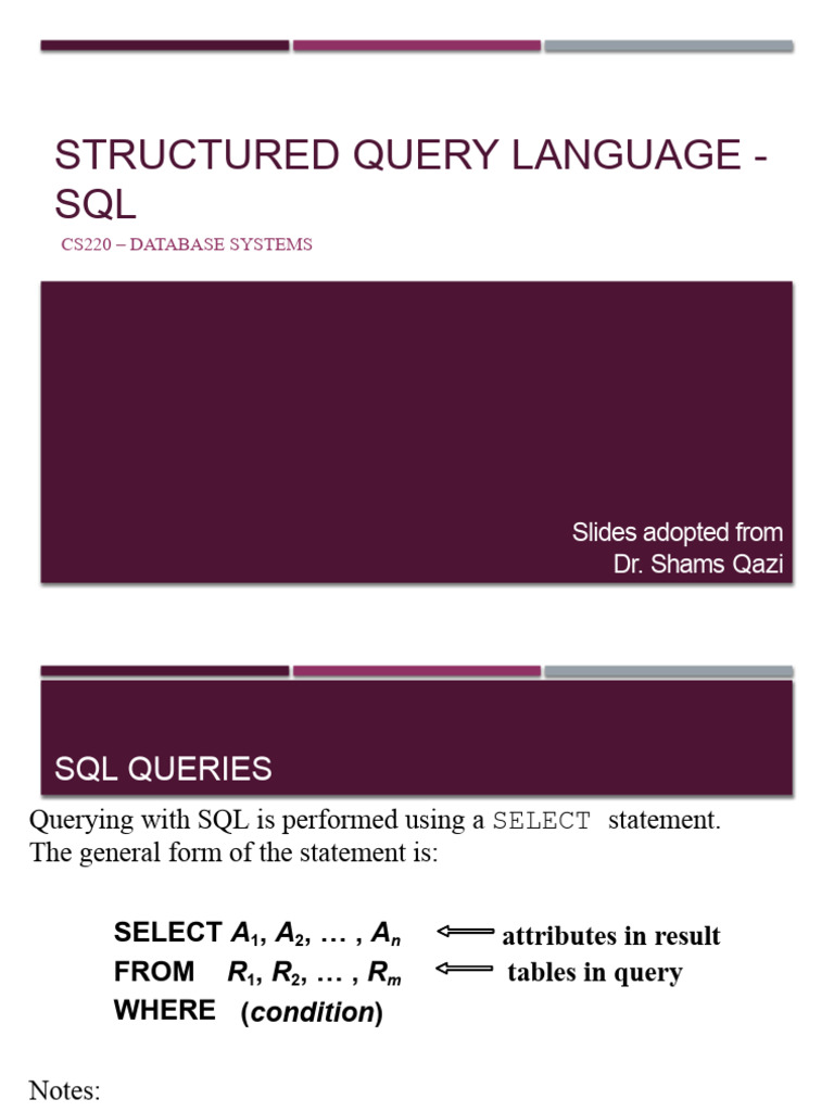 DBMS Lecture05 | Download Free PDF | Relational Model | Databases