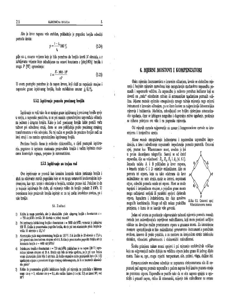 Mjerni Mostovi | PDF