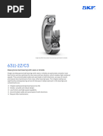 SKF 6205 Deep Groove Ball Bearing Specs | PDF | License | Bearing ...