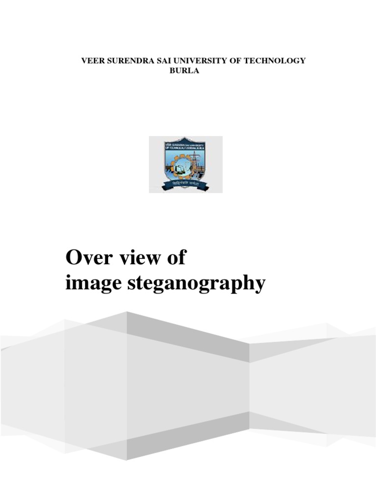 Steganography Project by Ajit | PDF