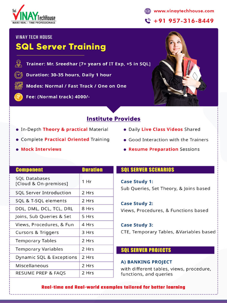 Sql Server Vinay Tech Pdf