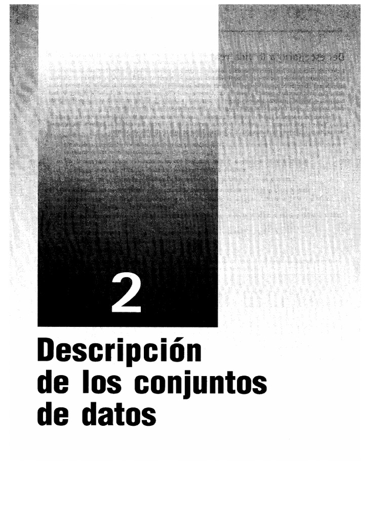 Cap 2- Descripción de Conjuntos de Datos - Allen | PDF