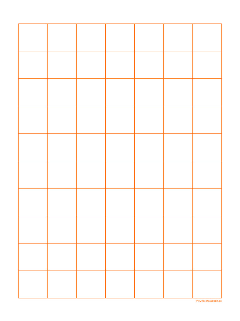 En Inch Graph Paper A4 Orange | PDF