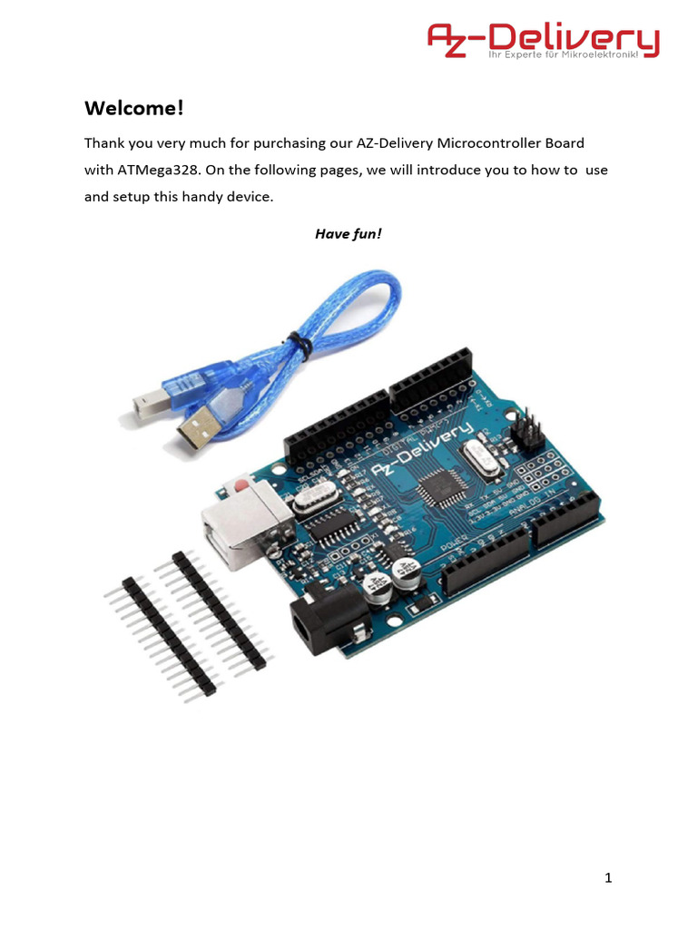 Microcontroller Board Mit USB-Kabel - EN | PDF | Installation (Computer ...