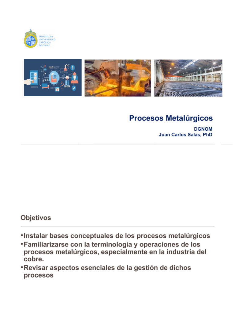 Procesos Metalurgicos #1 | PDF | Cobre | Minerales
