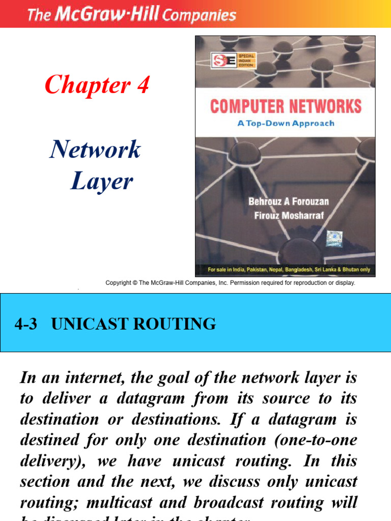 PowerPoint - Slides - To - Chapter - 04 - B Updated | PDF | Routing | Internet Protocols