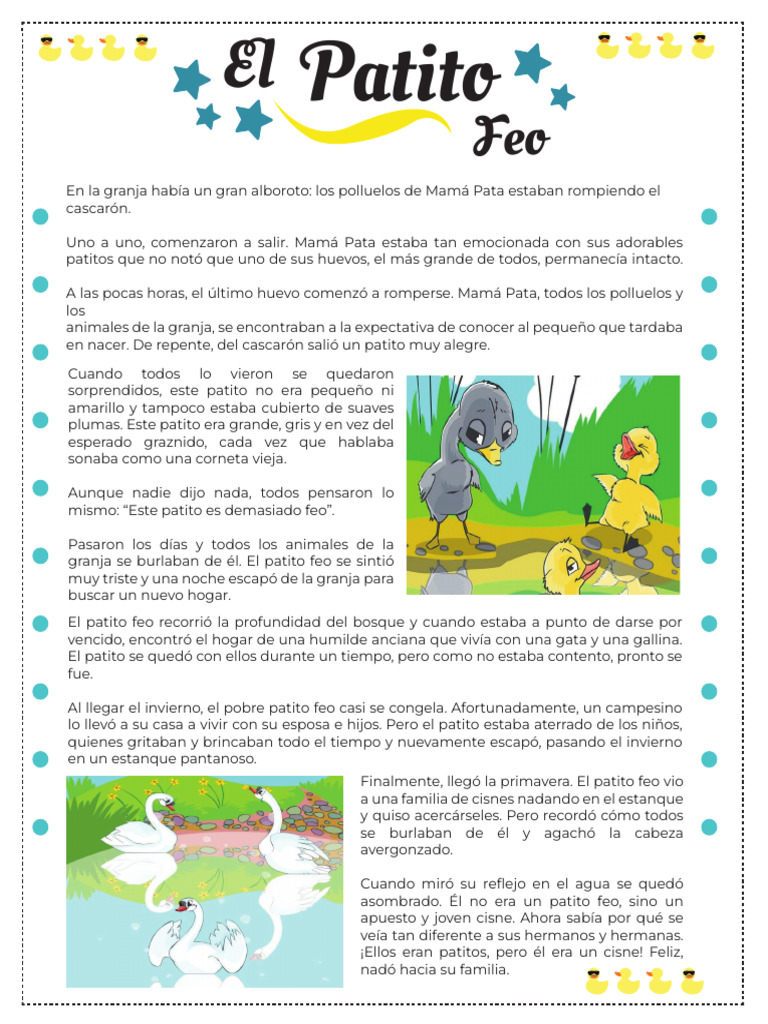 El Patito Feo | Descargar gratis PDF | El patito feo