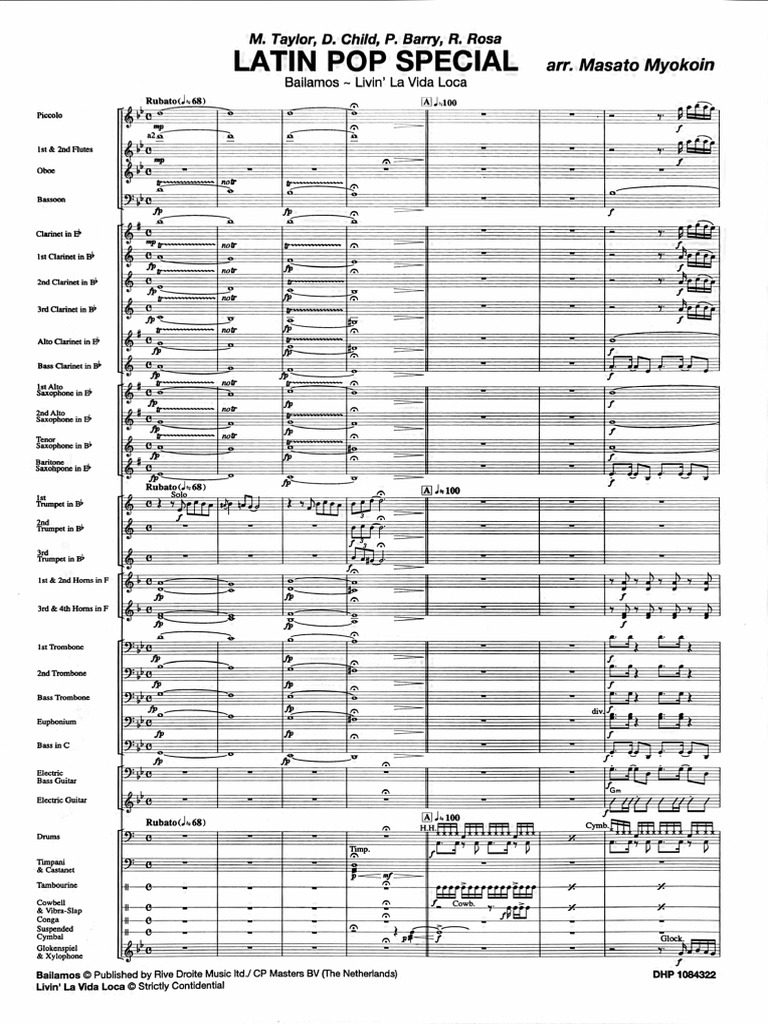 Latin Pop Special - Partitur | Download Free PDF | Musical Instruments ...