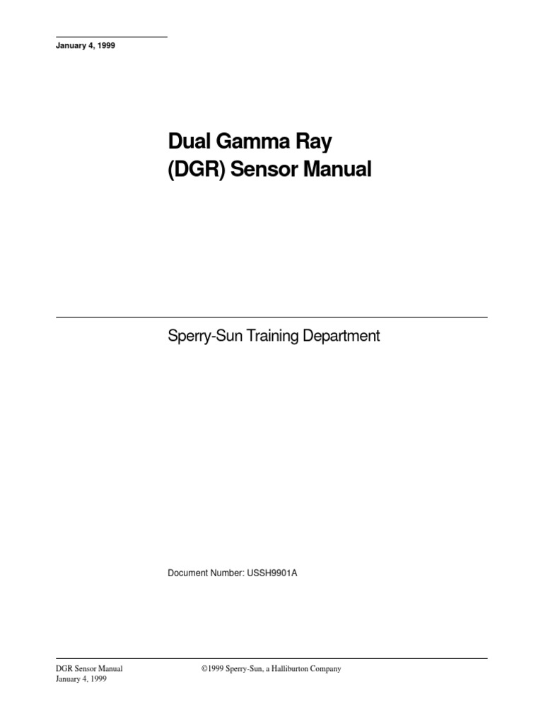 DGR Manual | PDF | Gamma Ray | Radioactive Decay