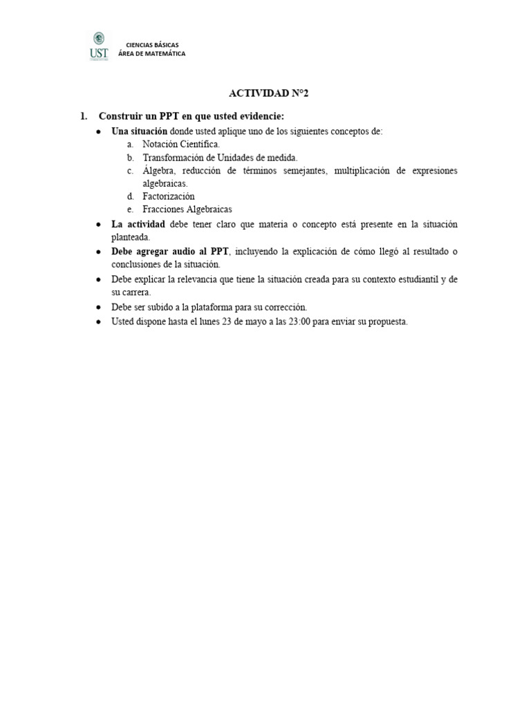 Mat-001 Eval 2 Actividad Integradora Nâ°2 | PDF | Matemáticas