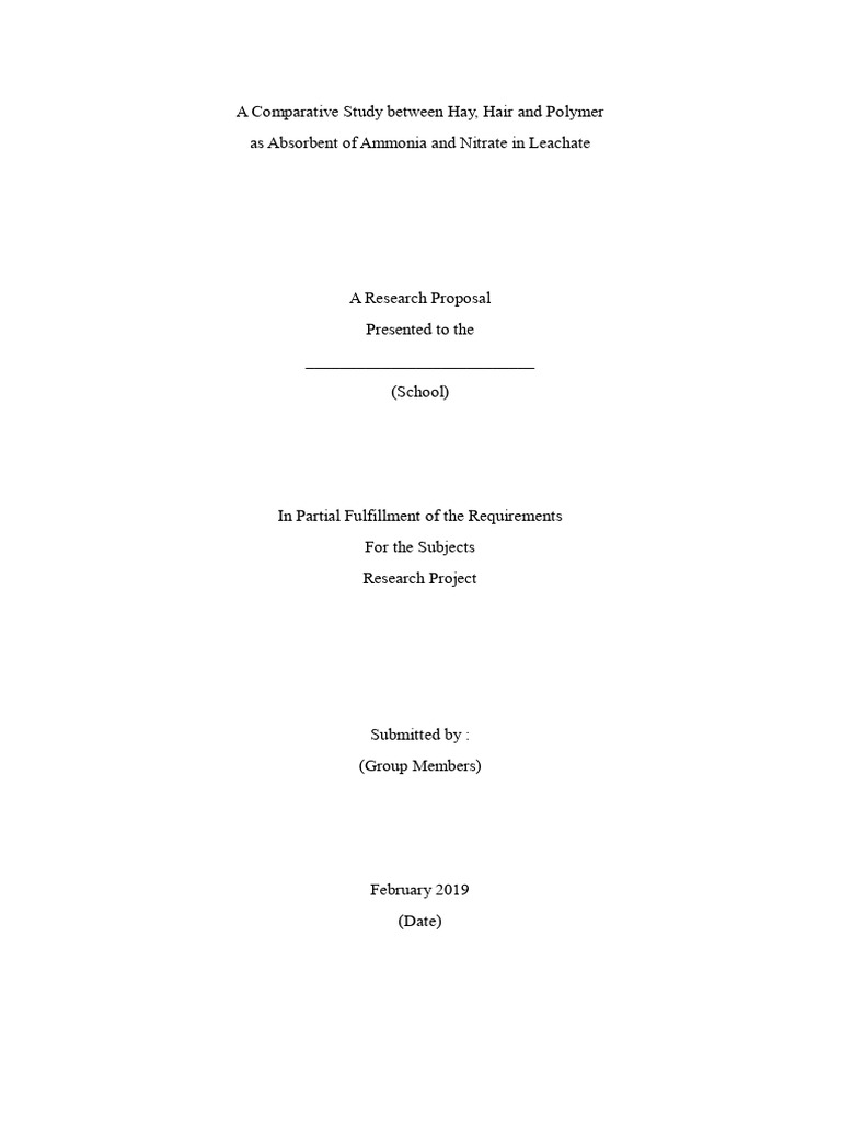 Sample Research For Analysis | PDF | Ammonia | Statistics