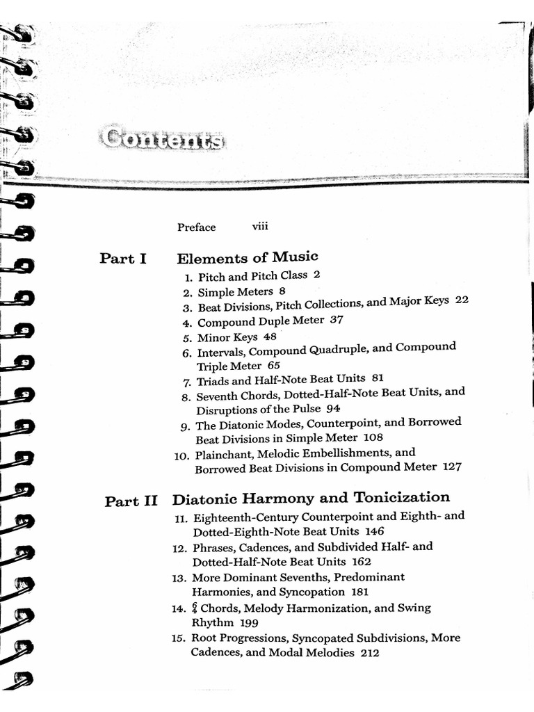 Aural Skills Sight Singing Chapters 1 - 5 | PDF