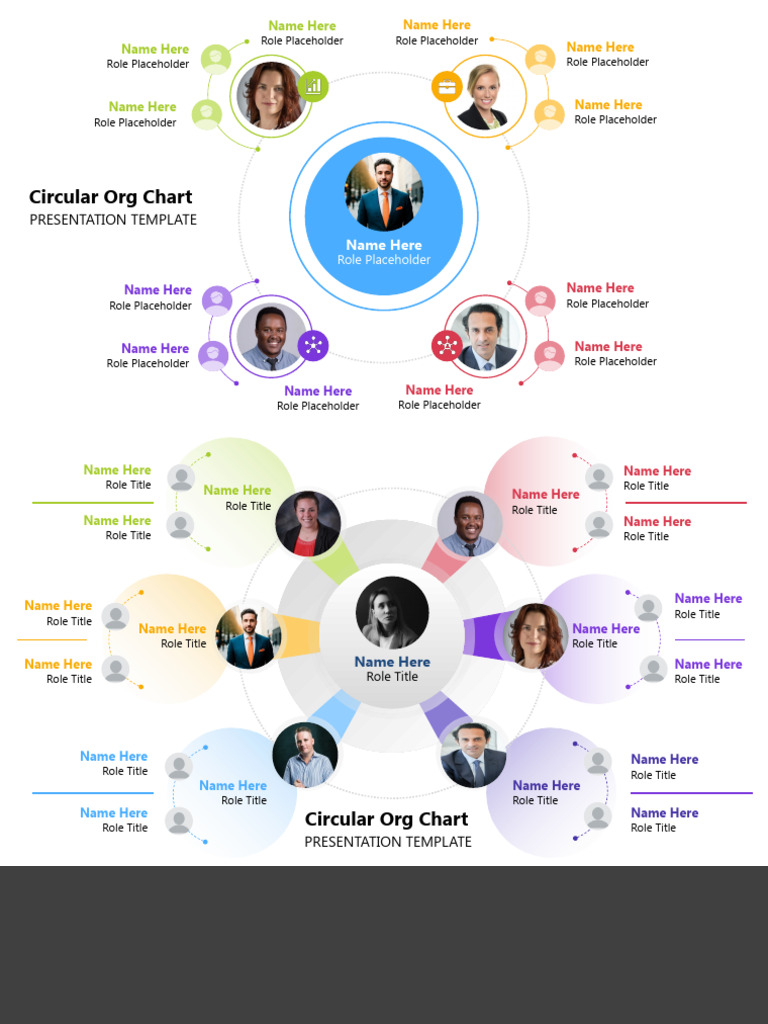 01 Circular Org Chart Powerpoint Template 16x9 1 | PDF 01 Circular Org Chart Powerpoint Template 16x9 1 | PDF