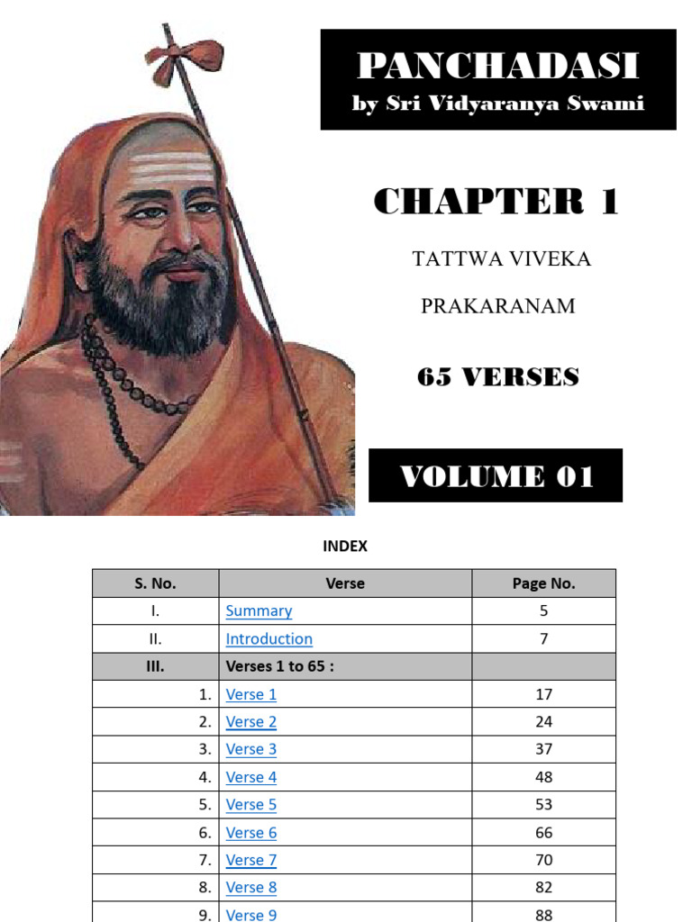 Panchadasi: Tattwa Viveka Overview | PDF | Brahman | Ātman (Hinduism)