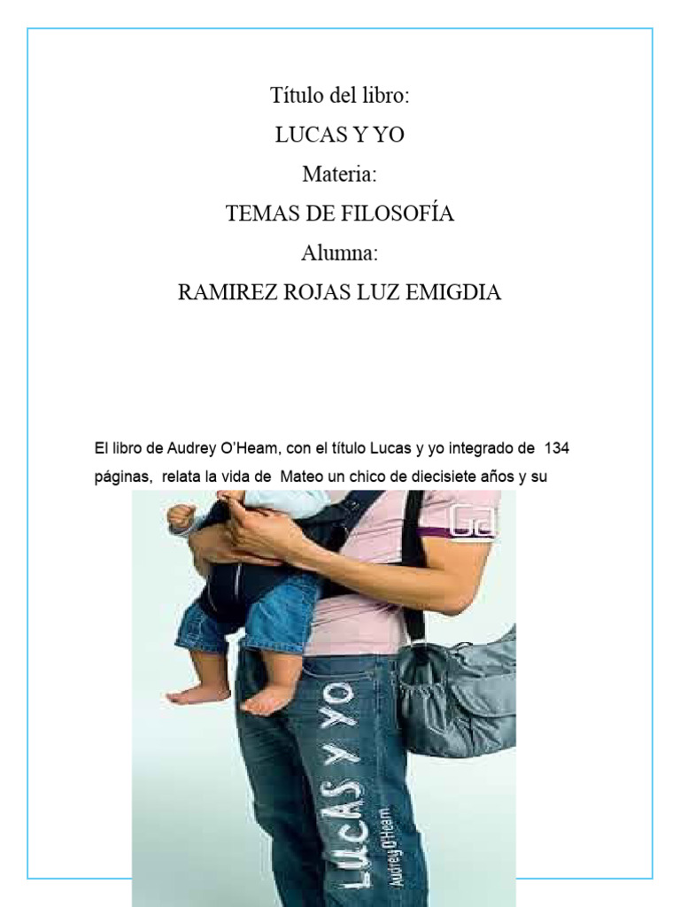 Lucas y Yo Filosofia - 095306 | PDF