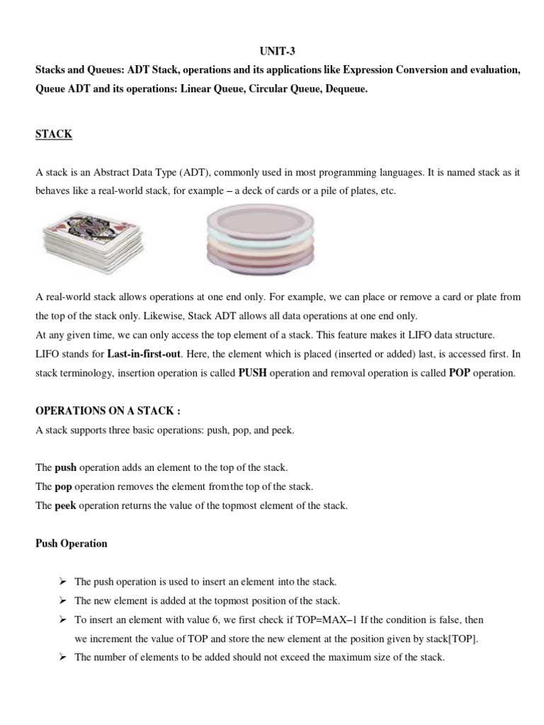 UNIT III Data Structures OU | PDF | Queue (Abstract Data Type ... UNIT III Data Structures OU | PDF | Queue (Abstract Data Type ...