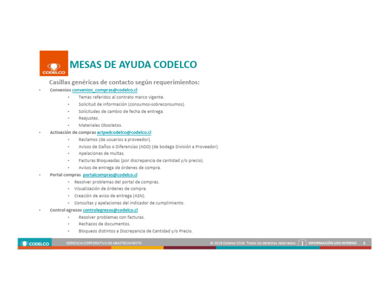 Mesas de Ayuda CLCO | PDF