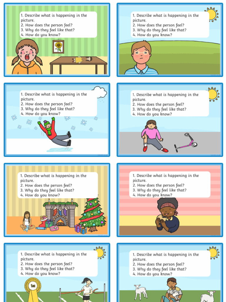 Inference Picture Cards | PDF