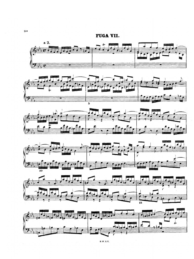 Fuga #7 (Partitura) | PDF