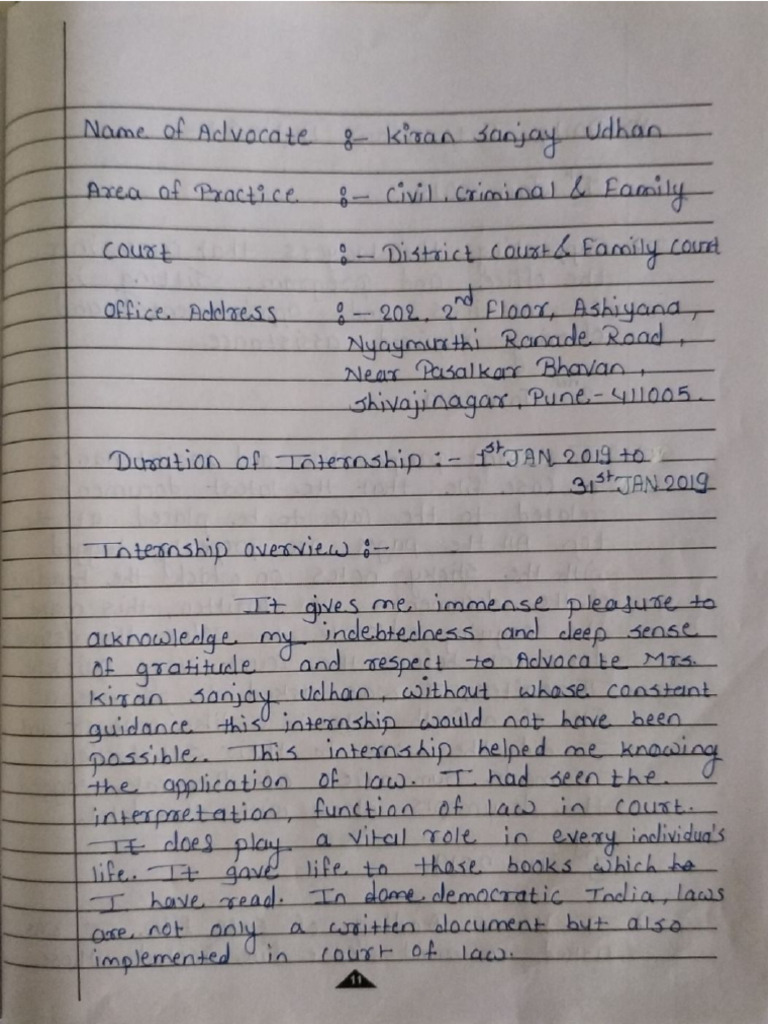 Internship Diary 24 | PDF