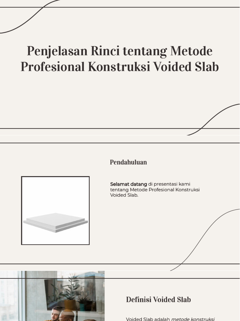 Metode Konstruksi Voided Slab | PDF | Seni