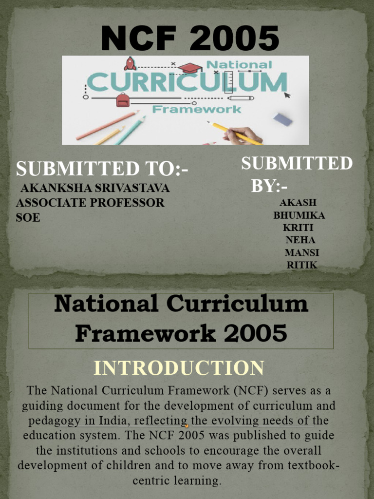 NCF 2005-2 | Download Free PDF | Curriculum | Teachers