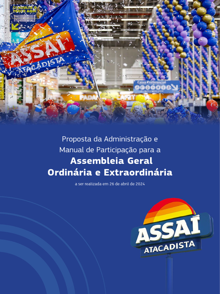 Manual para Acionistas Assaí 2024 | PDF | Cultura organizacional ...