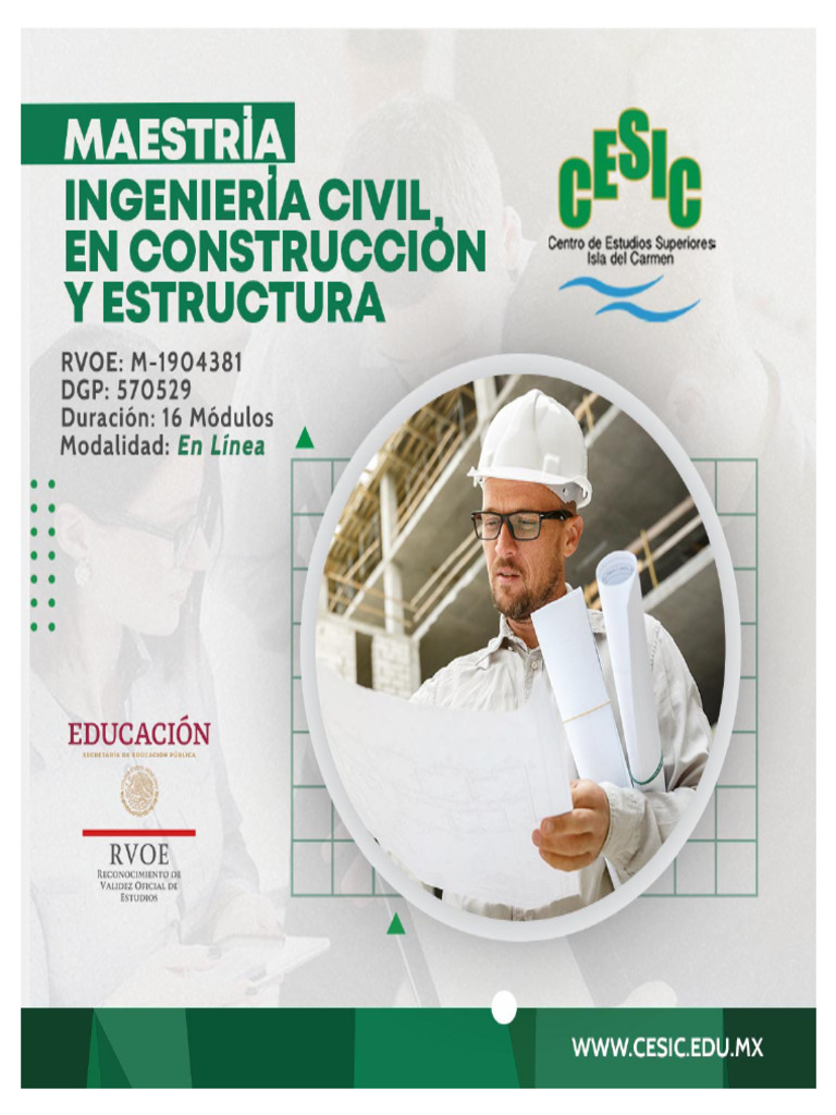 Ingeniería Civil en Construcción y Estructura | PDF