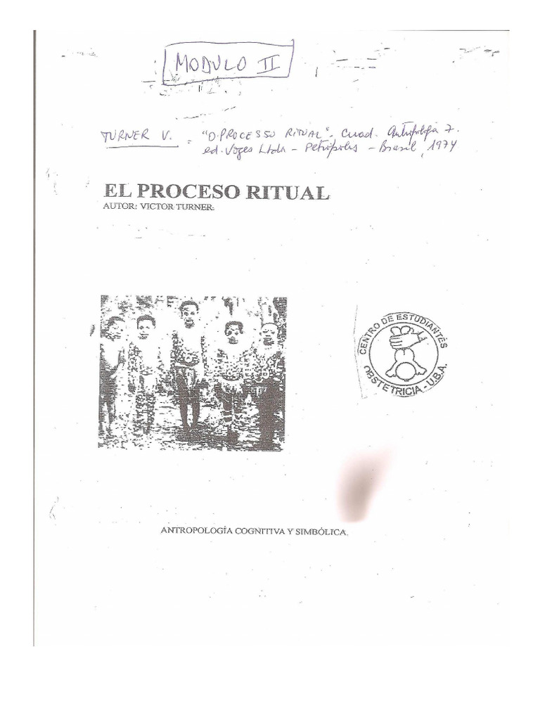 TURNER V. - O Processo Ritual | PDF