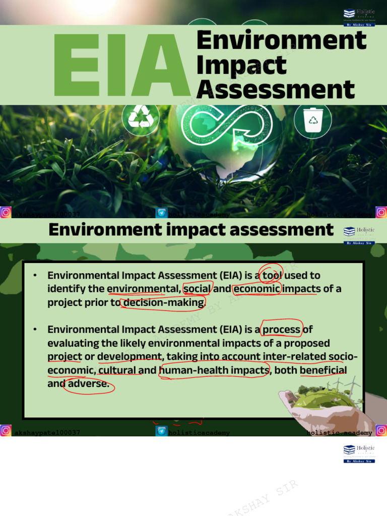Environment Impact Assessment: Holistic Academy by Akshay Sir ...